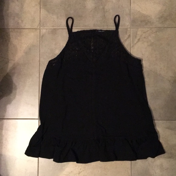 Doe & Rae | Tops | Doe Rae Crochet Tank Medium | Poshmark